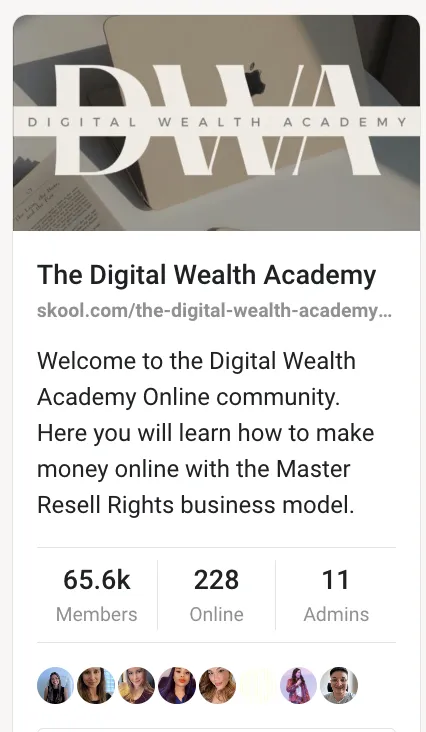 Digital Wealth Academy Course | Unlock Financial Freedom with DWA MRR