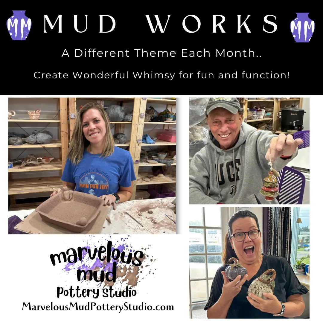 Marvelous Mud Pottery Studio| Classes (in-Person)