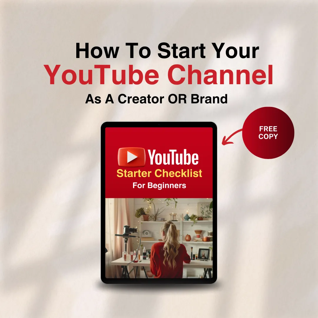 YouTube Channel Starter Checklist For Beginners