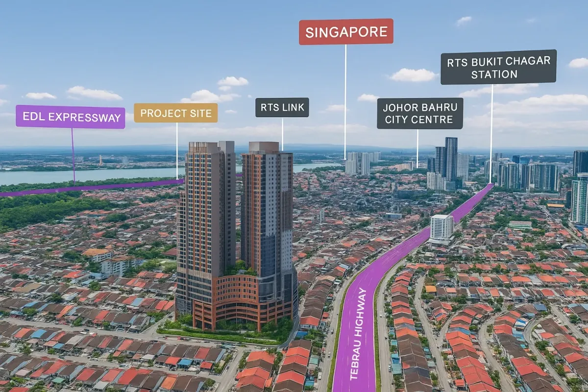 The OneSentosa @Johor Bahru | 9 Minutes to CIQ | New 2025 TSLAW CIQ Project