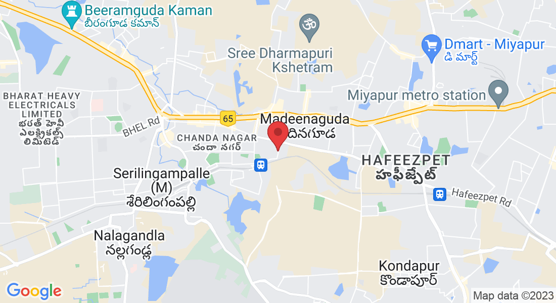 Pipeline Rd, RTC Colony, Chanda Nagar, Hyderabad, Telangana 500133, India