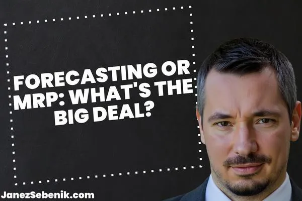 What is the difference between forecasting and MRP?